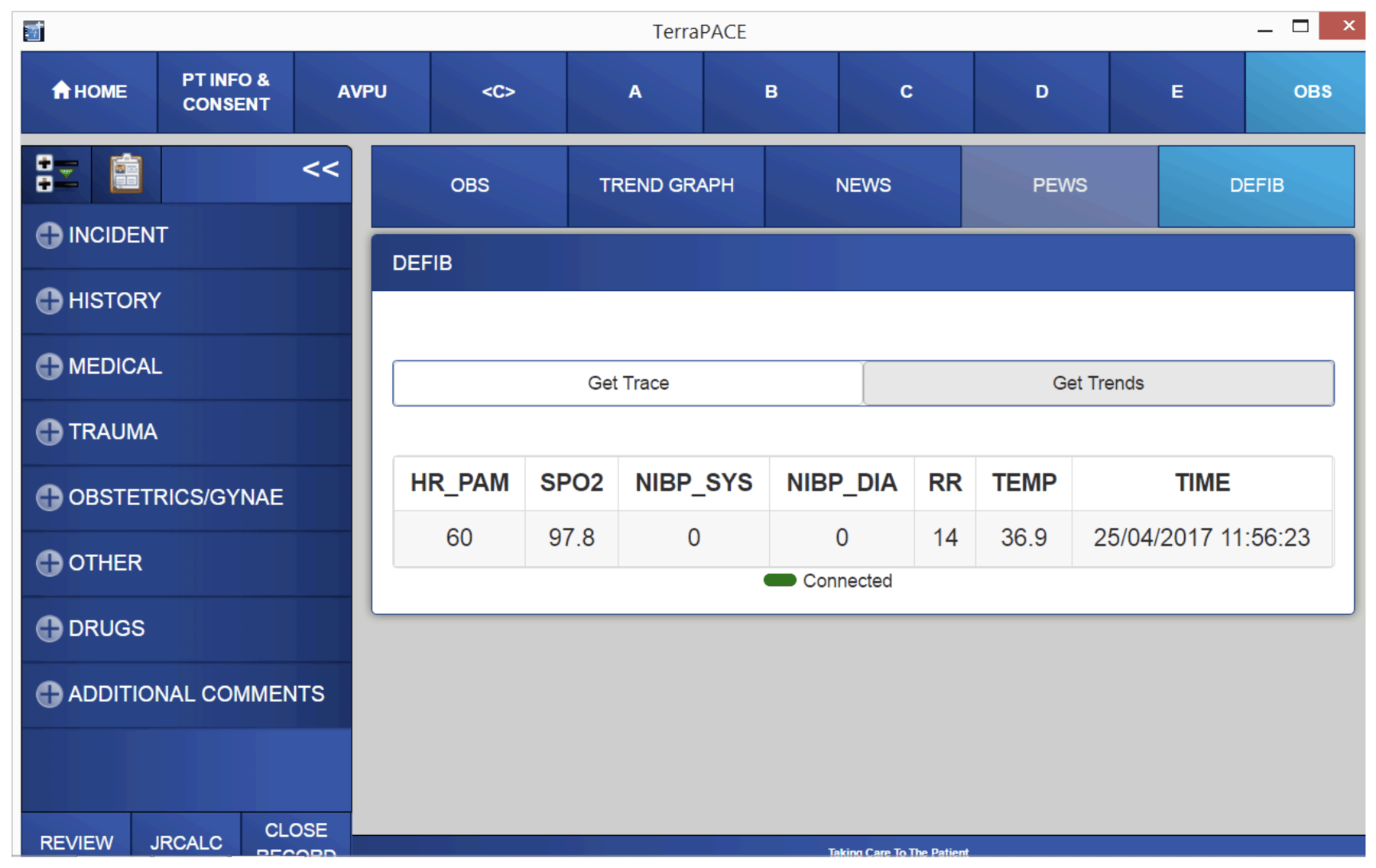 The Electronic Patient Record Form (EPRF)